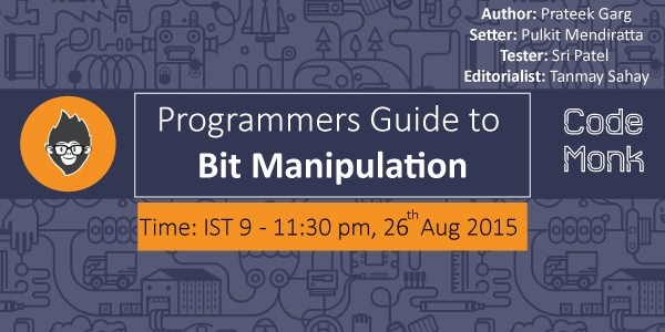 Code Monk (Bit Manipulation)